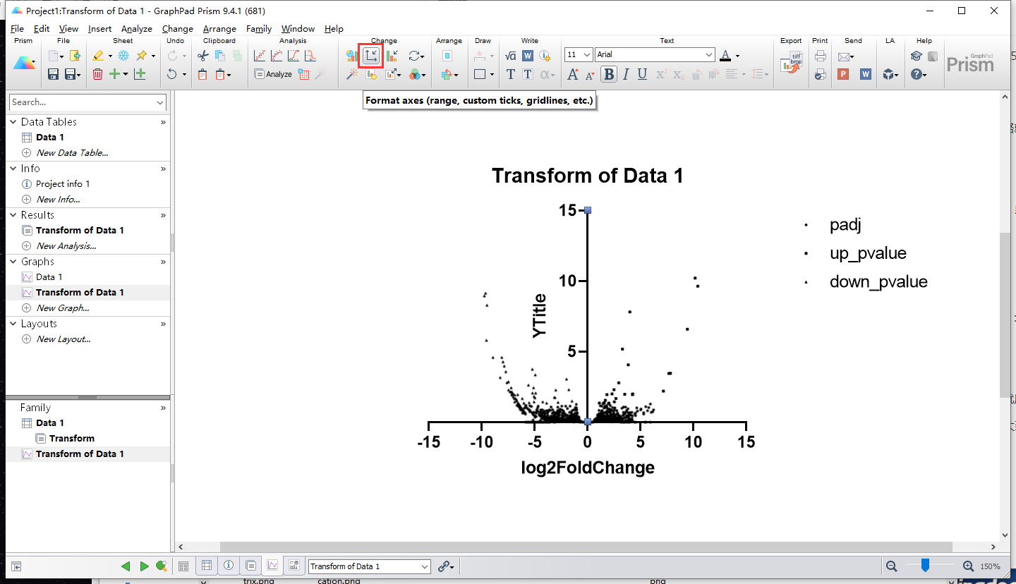 基于 GraphPad Prism 的火山图绘制 | Juse's Blog