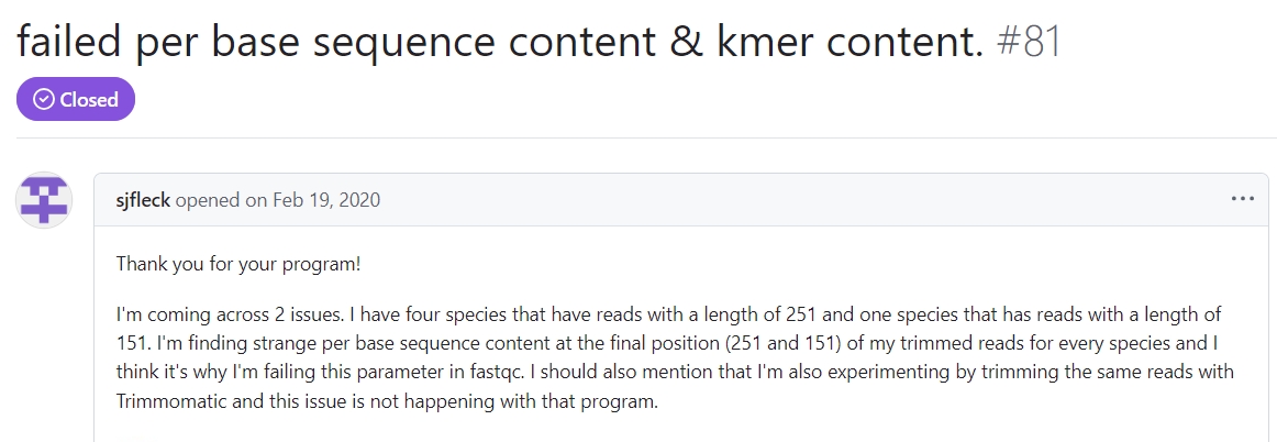 trim_galore 后 Per Base Sequence Content 出现问题的原因 | Juse's Blog
