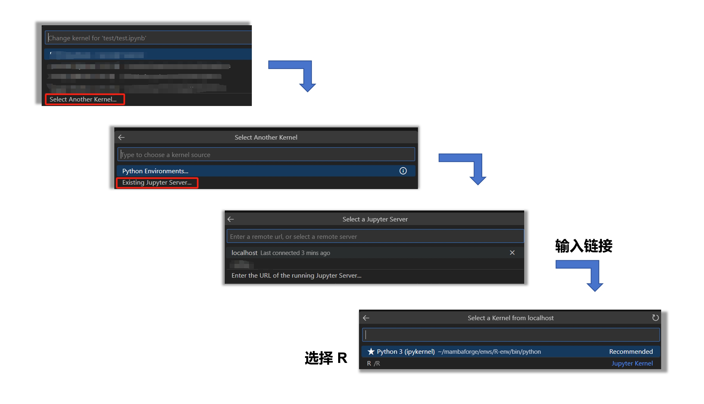 vscode/Trae 在远程服务器上通过 jupyter notebook 使用 R_trae jupyter-CSDN博客